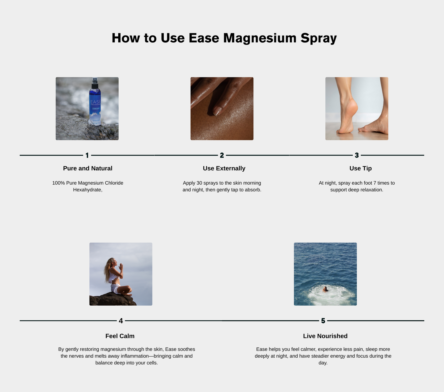 Ease Magnesium | Magnesium Spray for Pain, Cramps & Relaxation ...